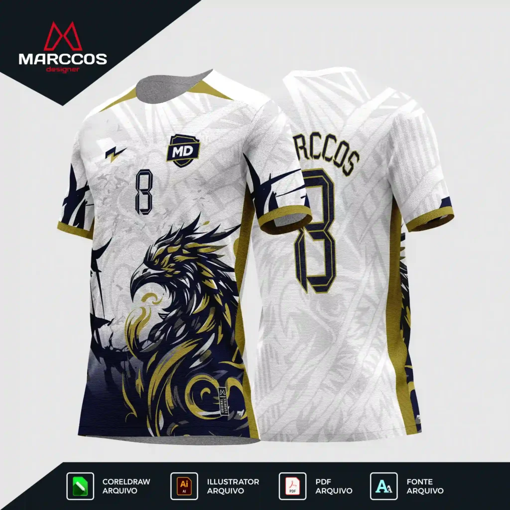 Arte Camisa Interclasse Águia Pin - 0203